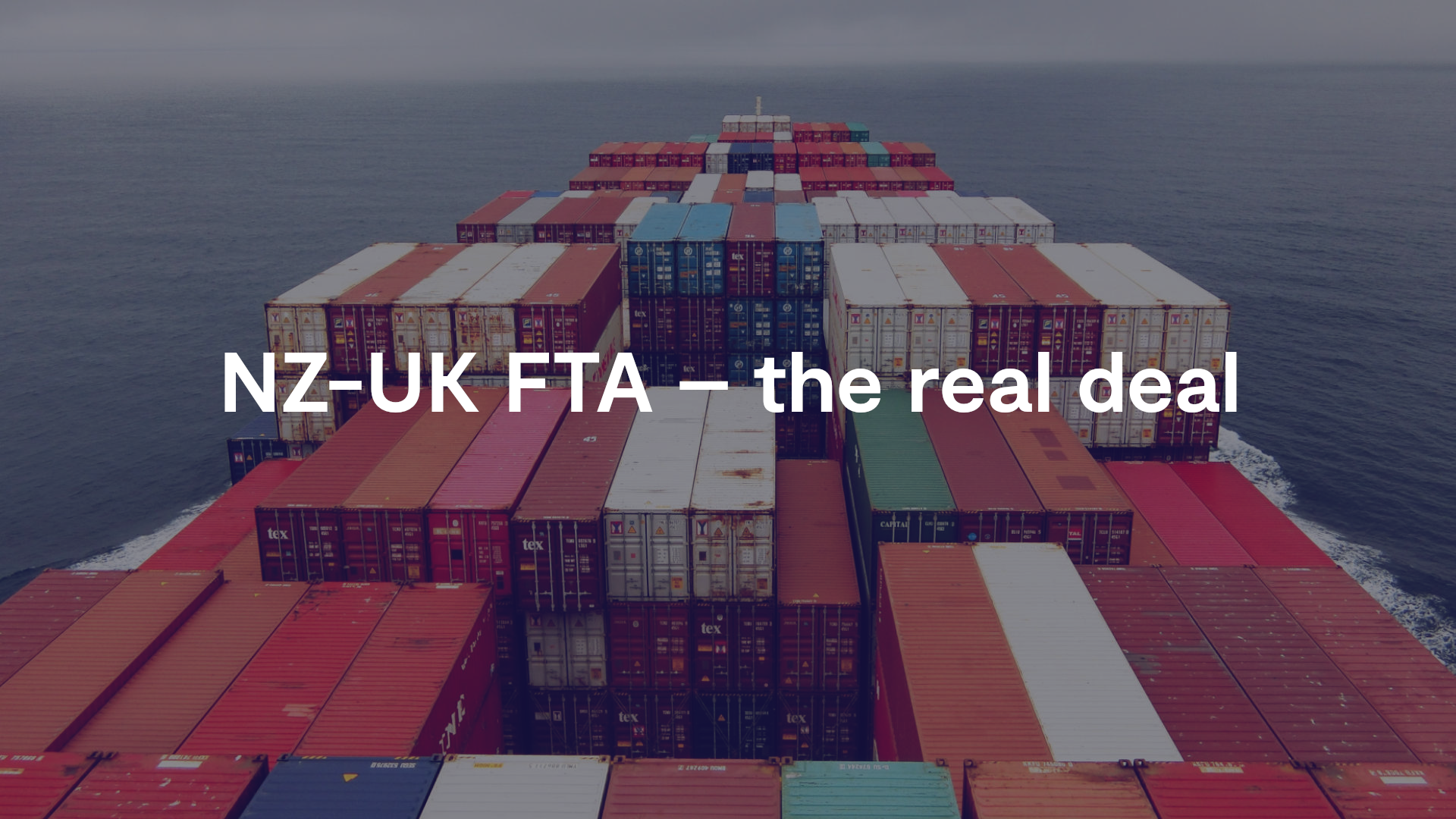 Chapman Tripp | NZ-UK FTA – the real deal