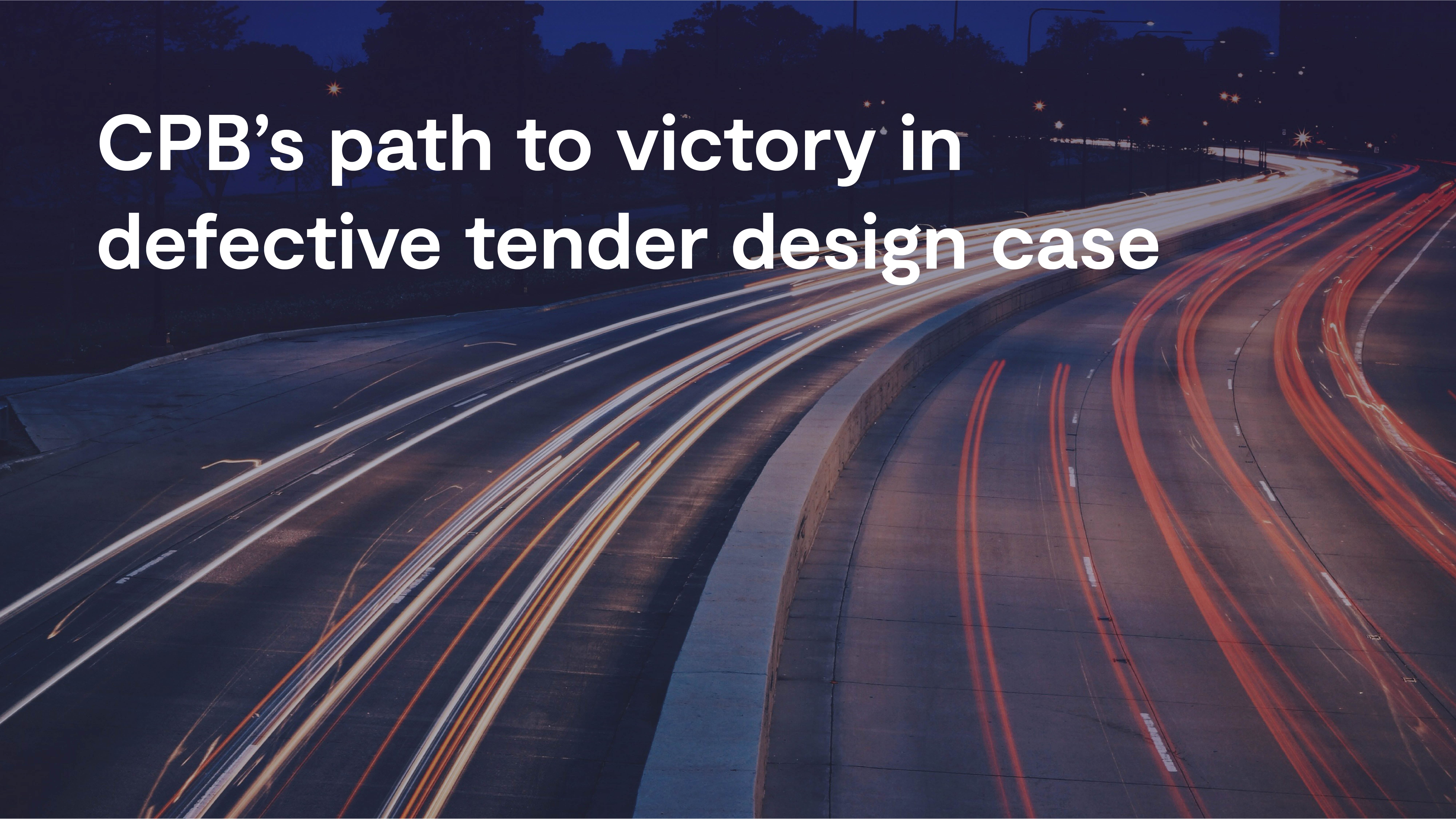 Chapman Tripp | CPB v WSP